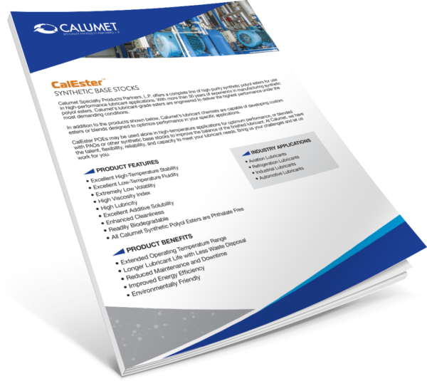 Esters | Synthetic Base Stocks | Calumet